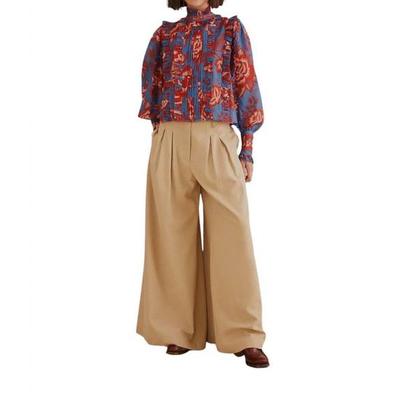 FARM Rio | Tops | New Farm Rio Lace Garden Blouse In Light Blue | Poshmark